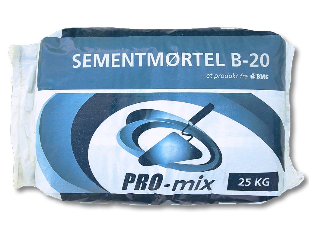 Mørtel B20 PRO-mix 25 kg - Engevik Byggsenter AS